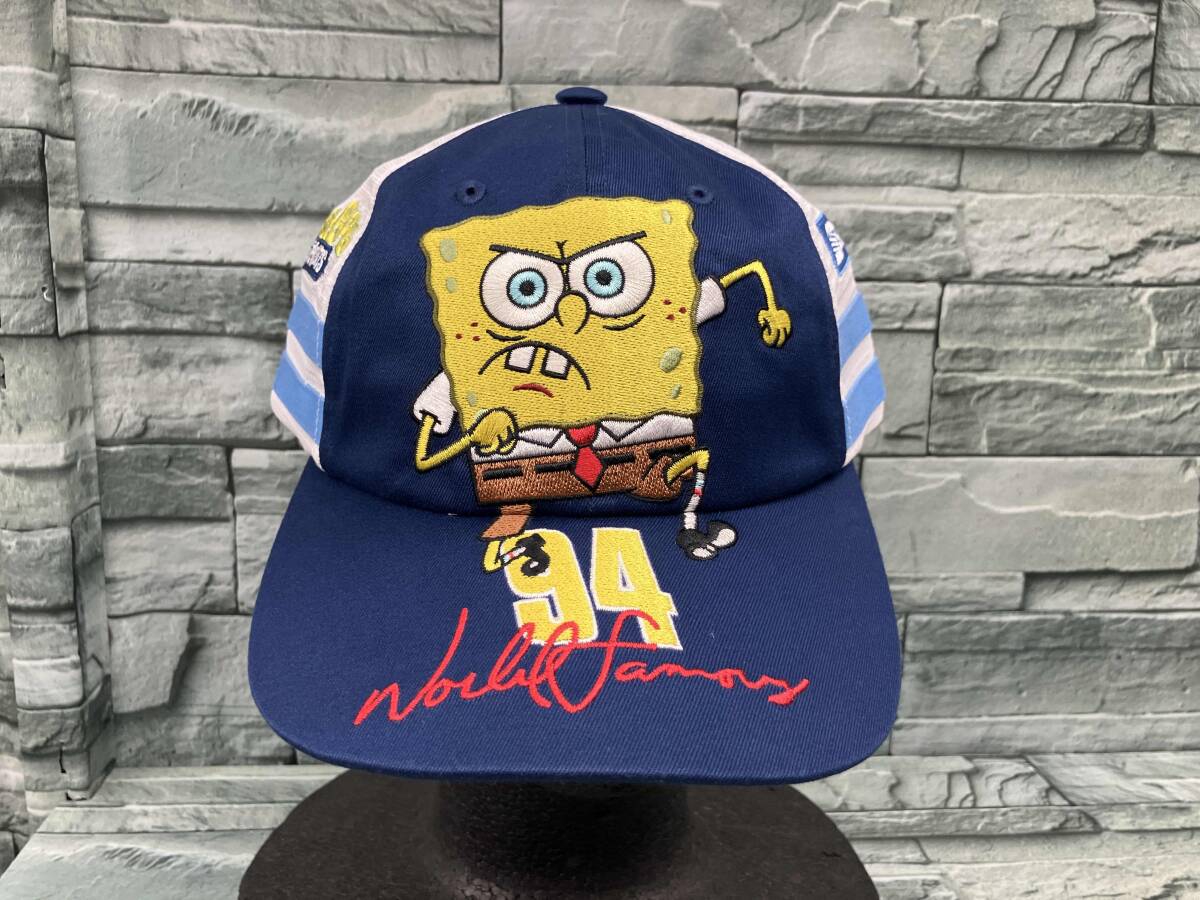 シュプリーム スポンジボブSupreme SpongeBob Jeff Hamilton MeshBack 6Panel キャップ／ブルー ...