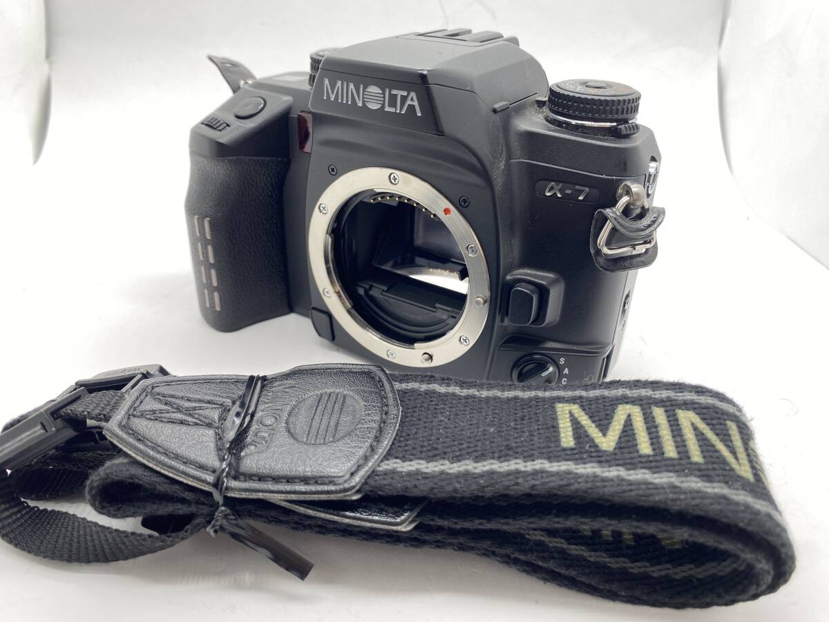 [美品・動作品・光学OK] ミノルタ MINOLTA α-7 a-7 α7 a7 35mm SLR Film Camera Black オート ...