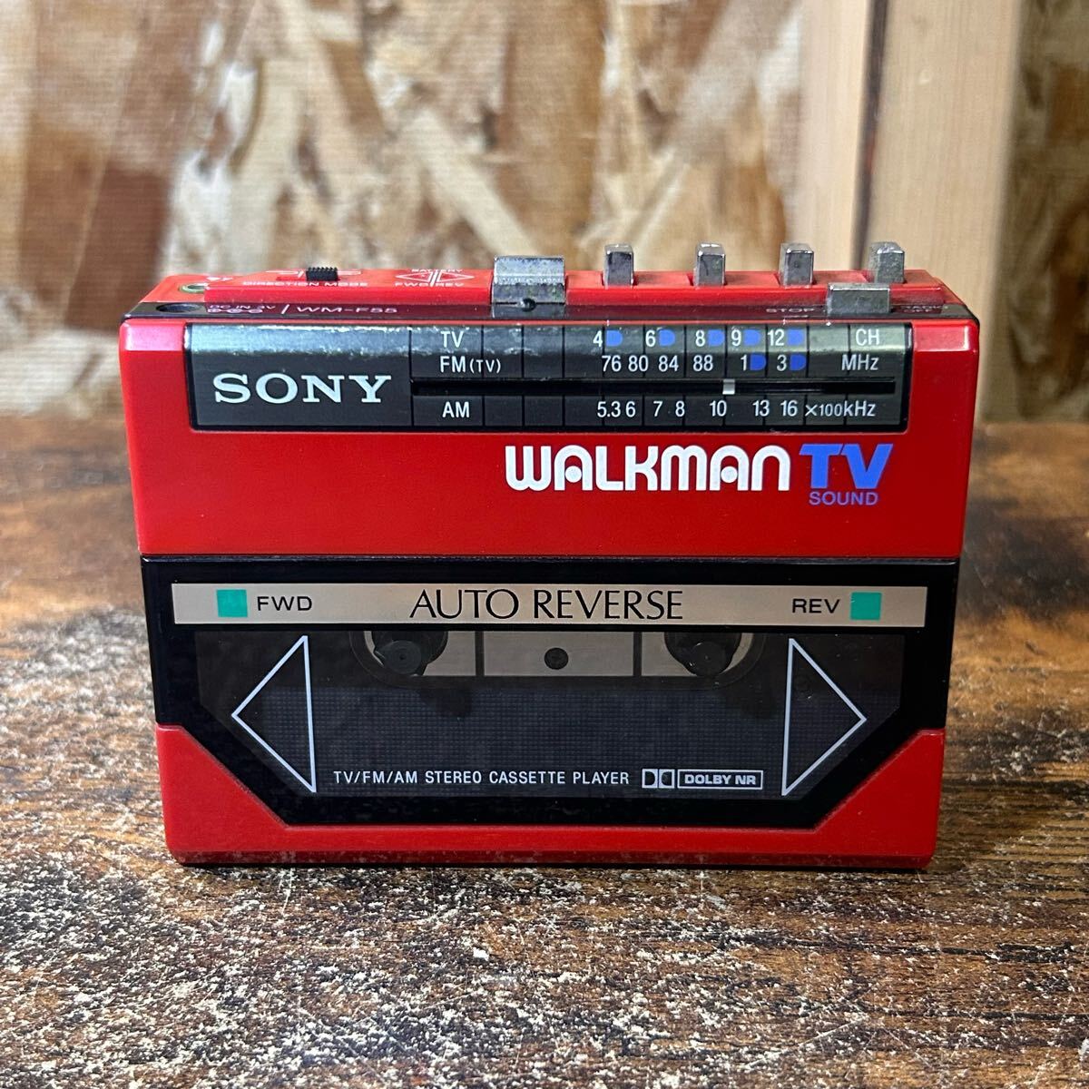 SONY ソニー WALKMAN TV ウォークマン WM-F55 カセットプレーヤー レトロ アンティーク ビンテージ 中古品 ...