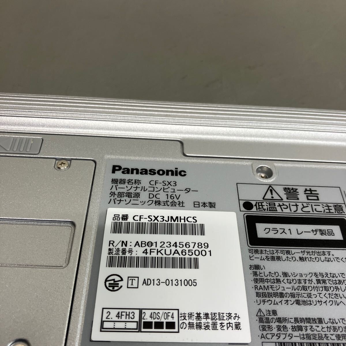 N184 Panasonic CF-SX3 Core i5 4310U メモリ 8GB /【Buyee】 Buyee - Japanese ...