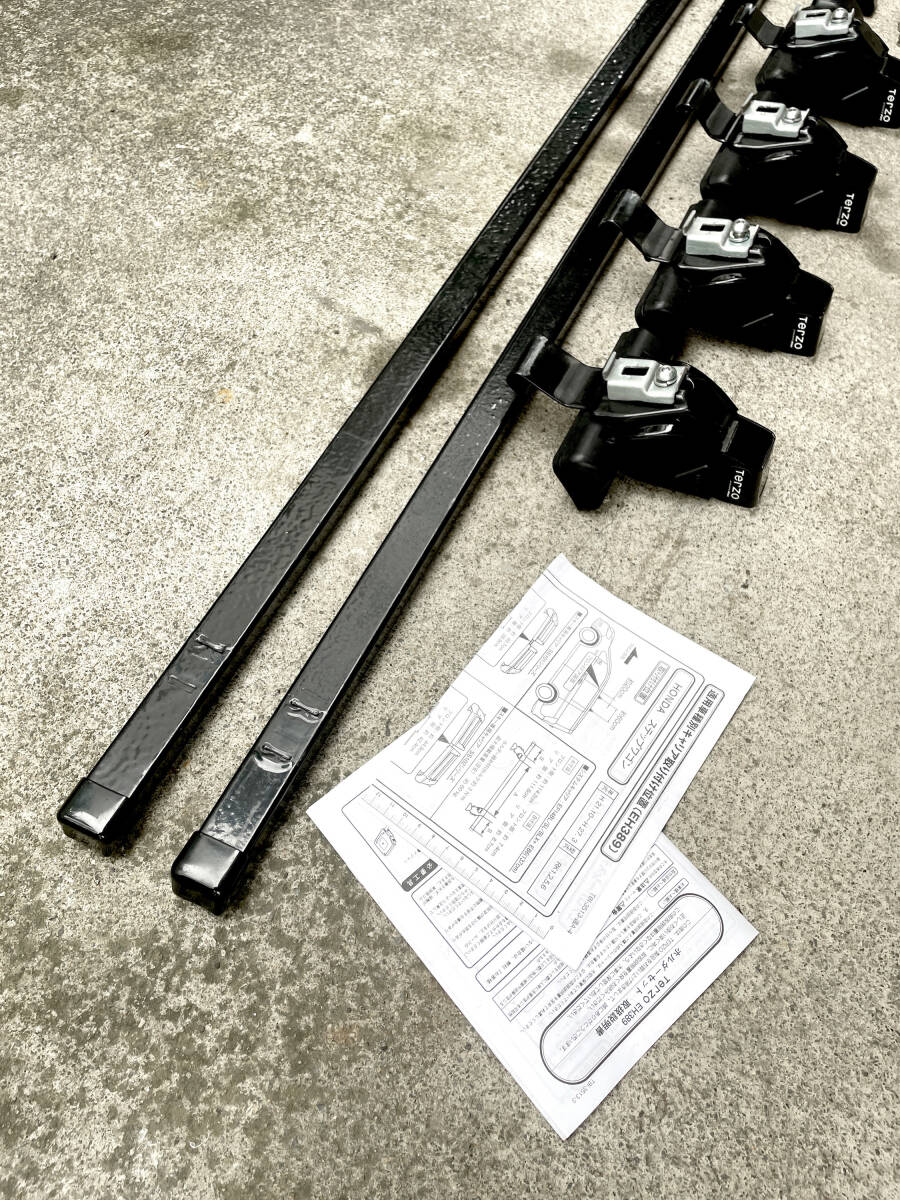 TERZO ルーフキャリア フット＋バー＋取付金具セット EF14BL+EB6（137cm）ステップワゴン RK1/2/5/6 EH389 PIAA テルッツオ /【Buyee】 Buyee ...