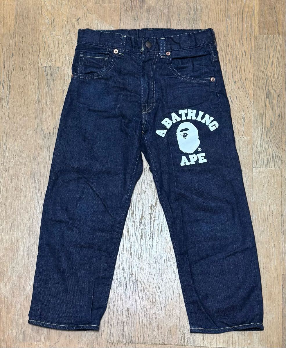 BAPE KIDS デニム 120 stussy wtaps fragment human made ネイバーフッド アンダーカバー windandsea /【Buyee】 Buyee ...
