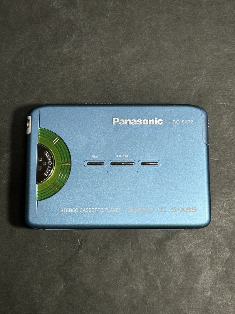 コレクター必見 Panasonic パナソニック S-XBS RQ-SX72 ポータブル カセットプレーヤー ブルー 青 コレクション op807 /【Buyee】 Buyee ...
