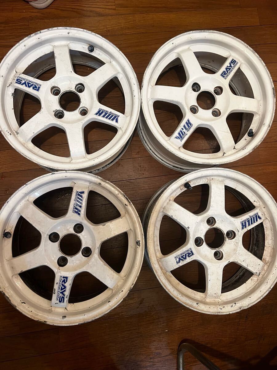 RAYS レイズ VOLK Racing TE37 ボルクレーシング 鍛造 15インチ 6.5J＋39PCD100 4H 軽量 4本 /【Buyee】 Buyee - Japanese ...