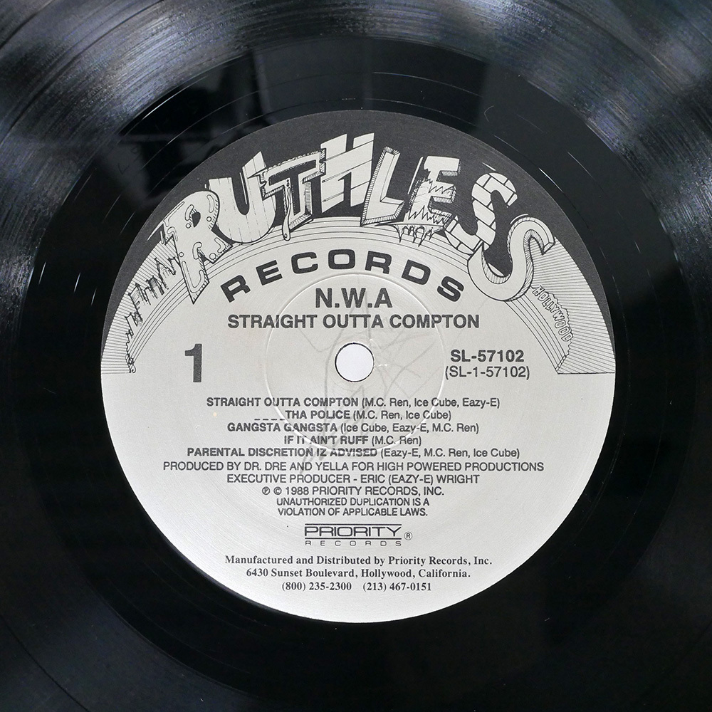 US盤 N.W.A./STRAIGHT OUTTA COMPTON/RUTHLESS SL57102 LP /【Buyee】 Buyee ...