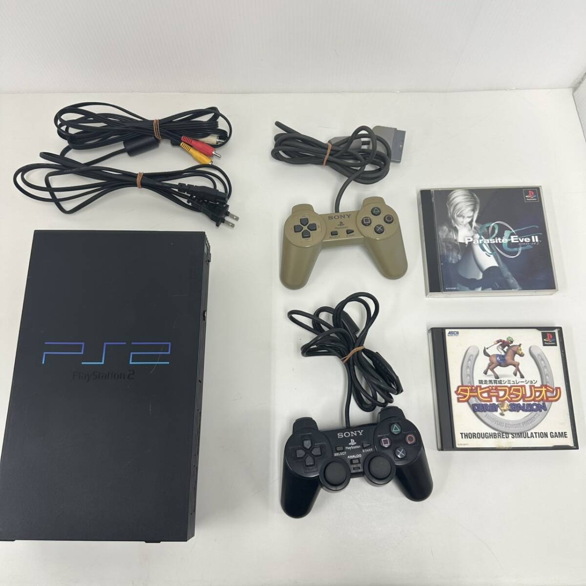 756322/PS2 SONY SCPH-50000NB コンピューター ソフト 説明書 箱付き /【Buyee】