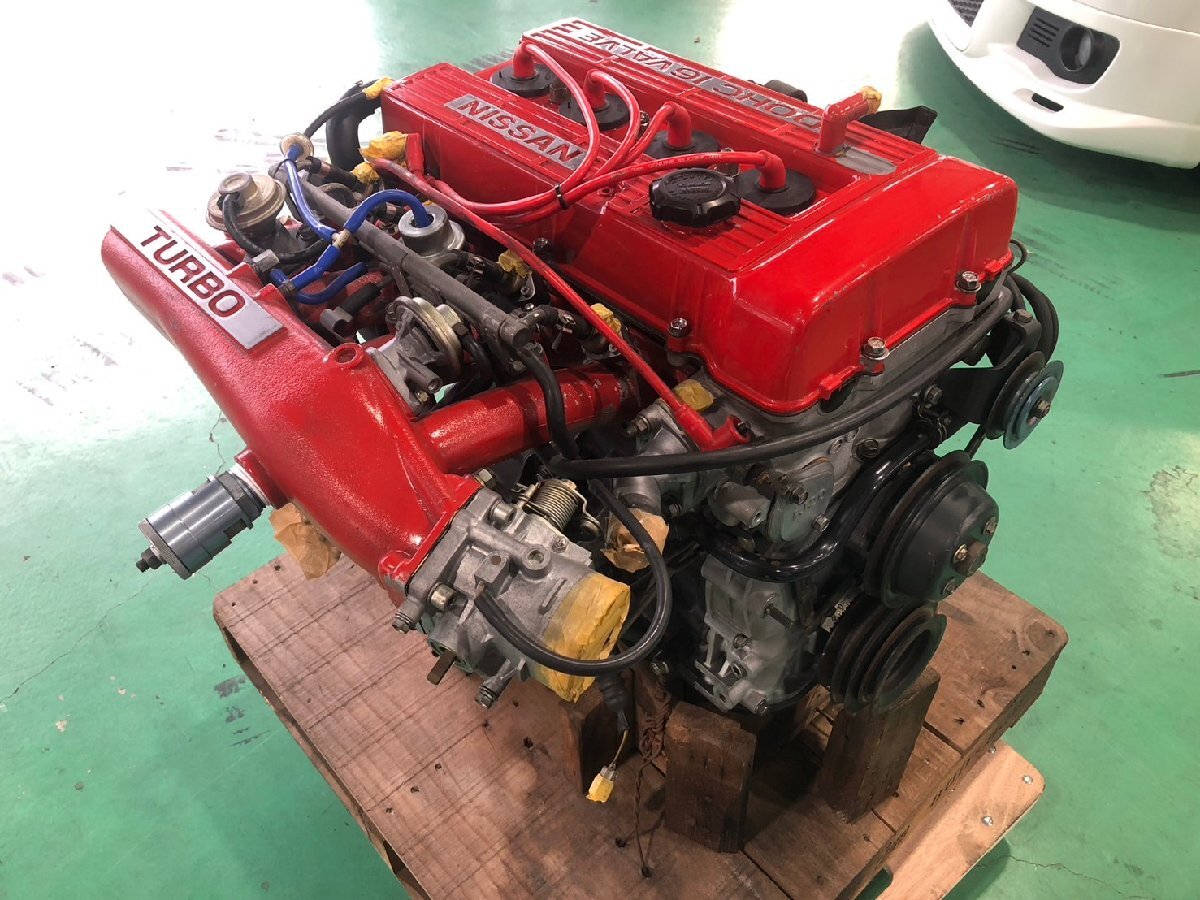 ☆美品★ 日産 スカイライン RS-X ターボ DR30 鉄仮面 エンジン FJ20DET 直列4気筒 直4 DOHC タービン エキマニ ...