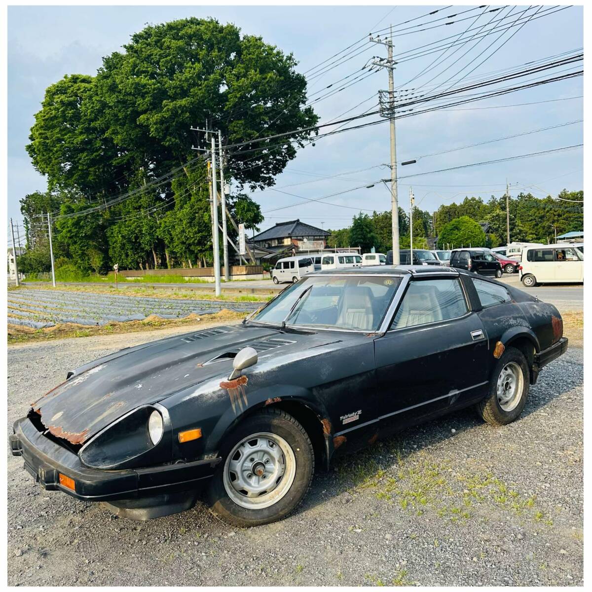 フェアレイディーZ 280ZX L20 ターボ レストアベース エンジン始動 旧車 書類付 走行距離11万 スペア部品付 1円スタート ...