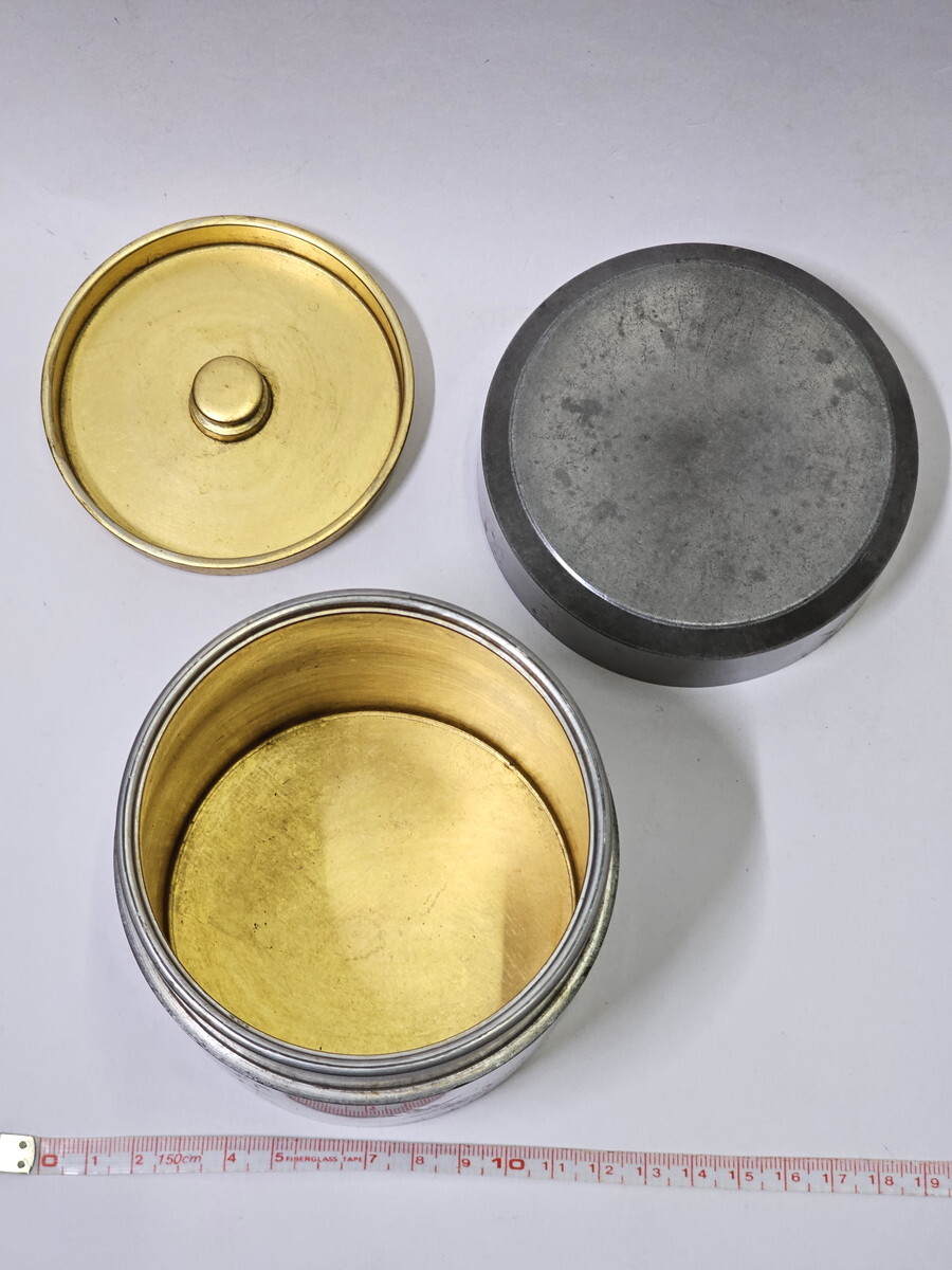 E079-60 誠信堂造 錫製 茶筒★茶壷 茶道具 煎茶道具 在銘 サイズ約（高10×直径10cm）約889g /【Buyee】 Buyee - Japanese Proxy Service ...
