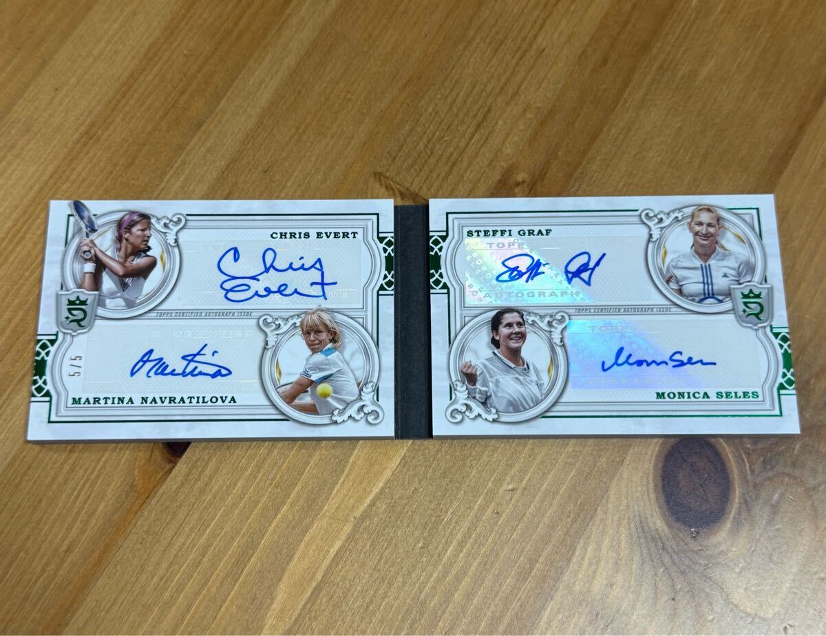 CHRIS EVERT、MARTINA NAVRATILOVA、STEFFI GARF、MONICA SELES 2024 TOPPS ...