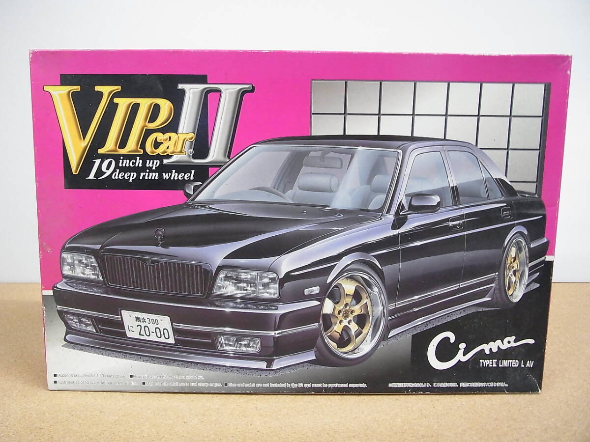 アオシマ シーマ タイプIII リミテッドL AV 1991 1/24 VIPカーⅡシリーズ No.V-23 Y32 NISSAN CIMA 日産シーマ /【Buyee】 Buyee ...