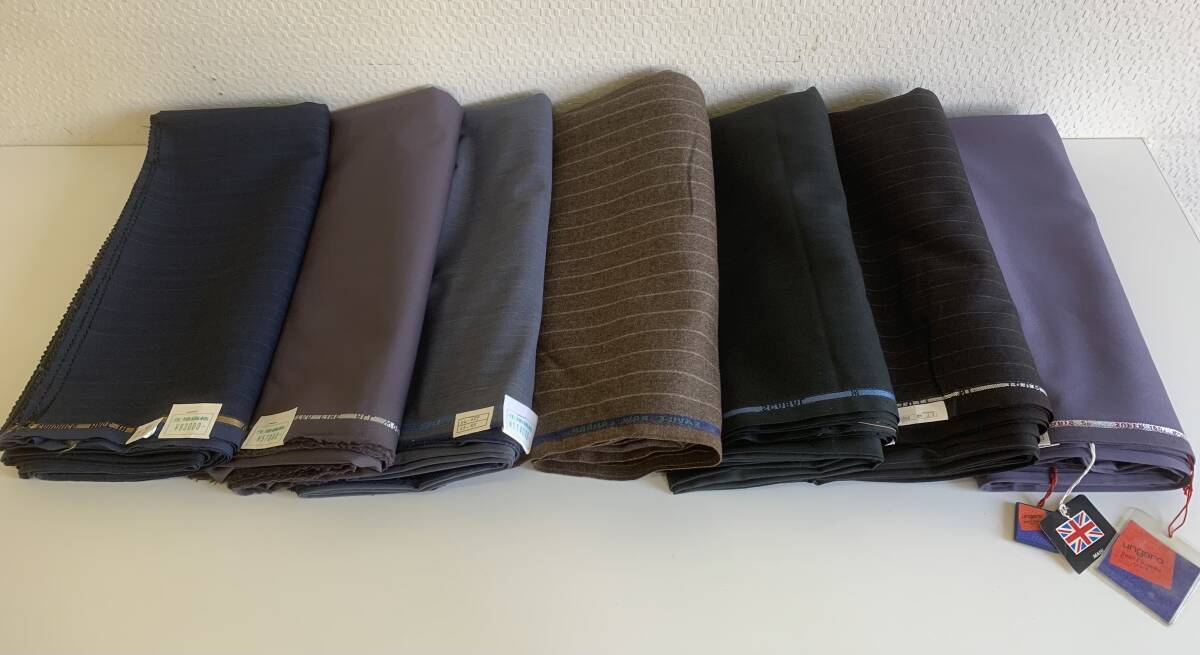 高級スーツ生地 ヴィンテージ まとめ UNGARO / CERRUTI / SCABAL / RICHARD JAMES / VITALE ...