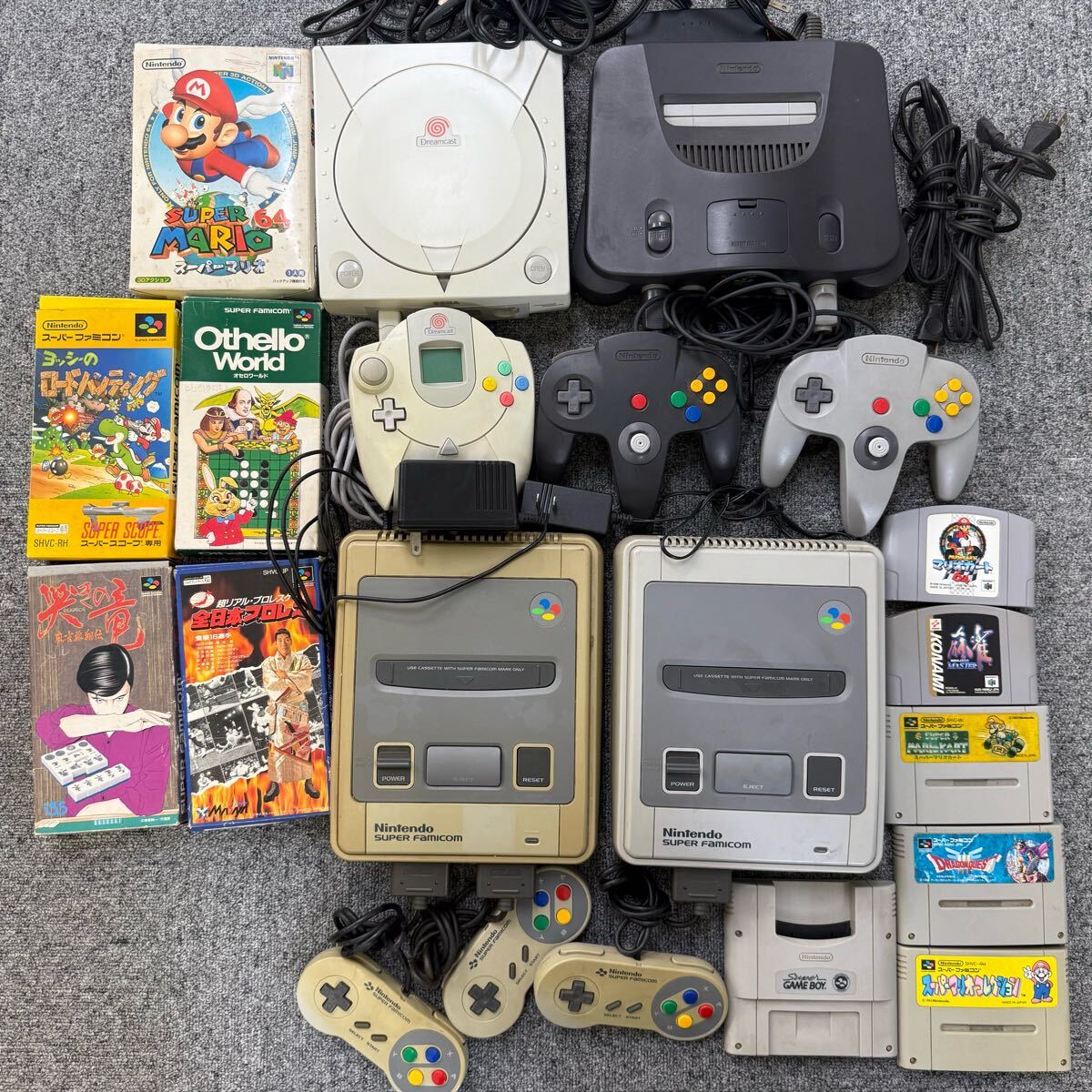 任天堂 Nintendo ニンテンドー super famicom スーパーファミコン コントローラー ゲーム機 ソフト 64 SEGA セガ ...