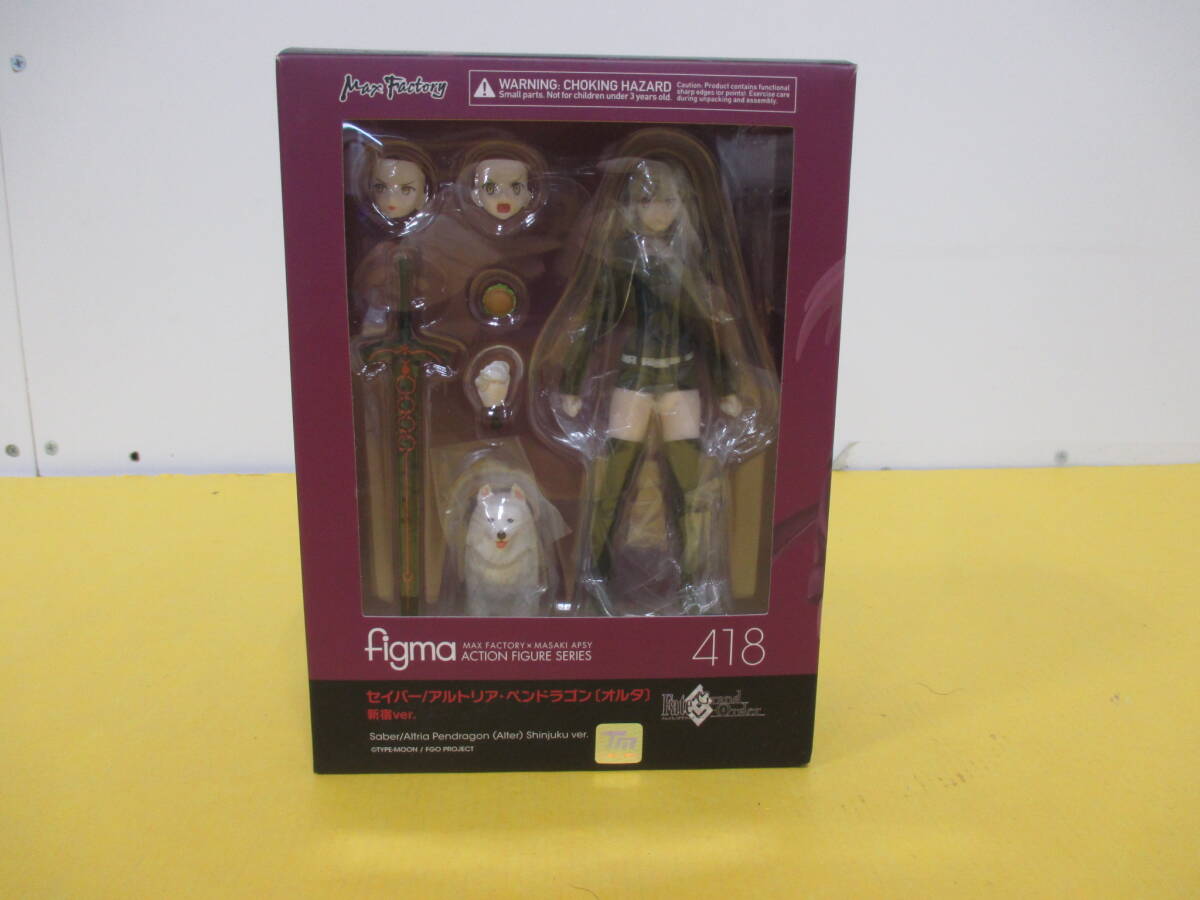 078)未開封 figma 418 Fate/Grand Order FGO セイバー/アルトリア・ペンドラゴン〔オルタ〕新宿ver ...