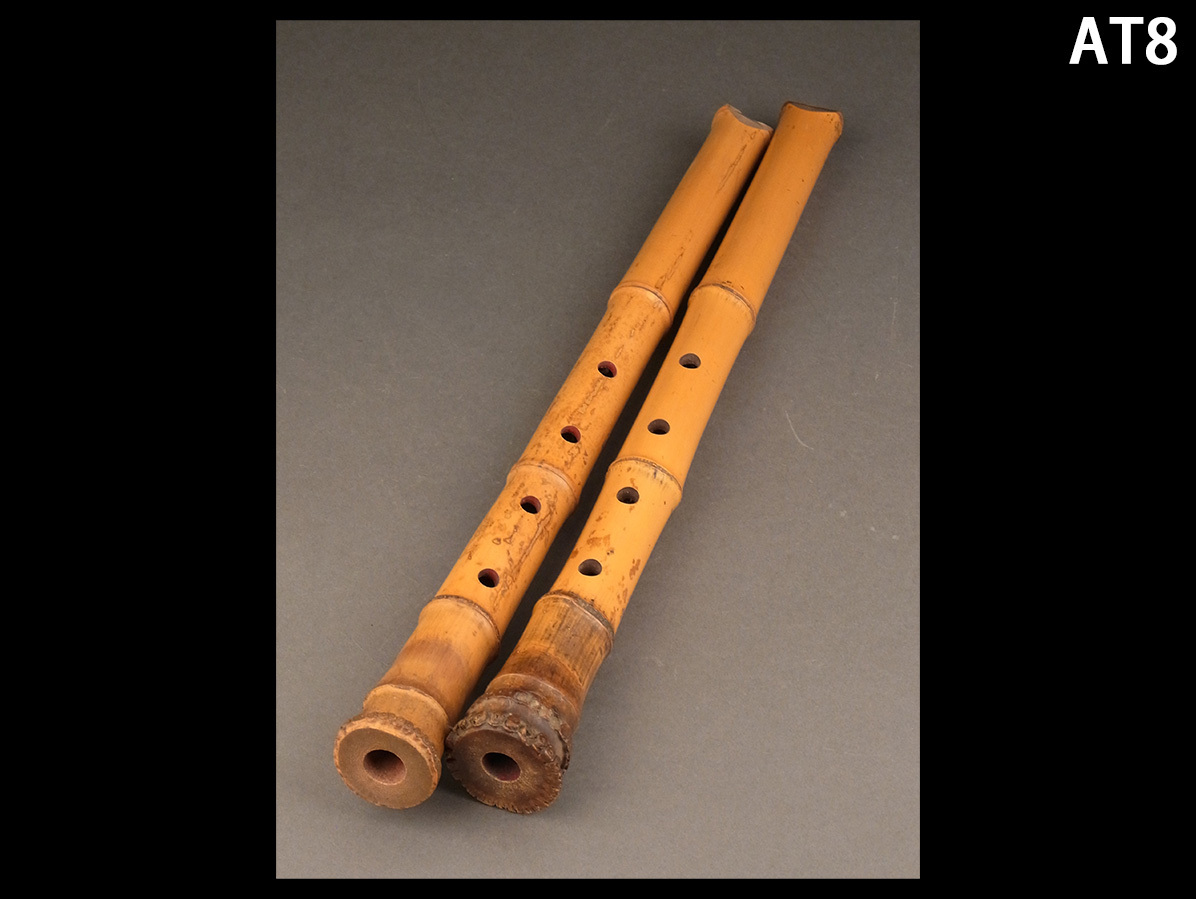 AT8☆無銘 尺八 二種/のべ管 虚無僧 /【Buyee】