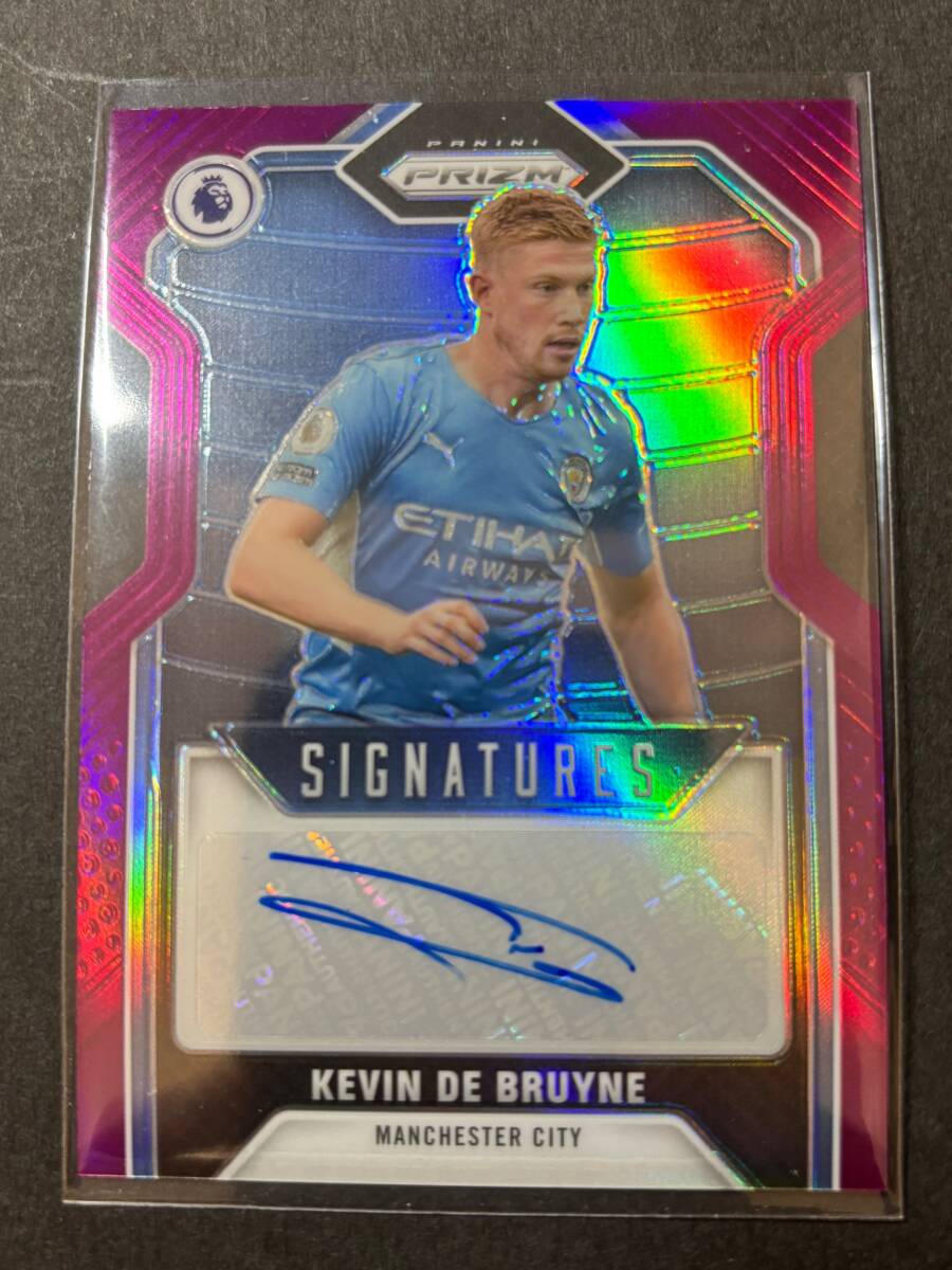 PANINI PRIZM EPL 2021-22 KEVIN DE BRUYNE AUTO /10 KDB MANCHESTER CITY KDB 直筆サイン SOCCER /【Buyee】