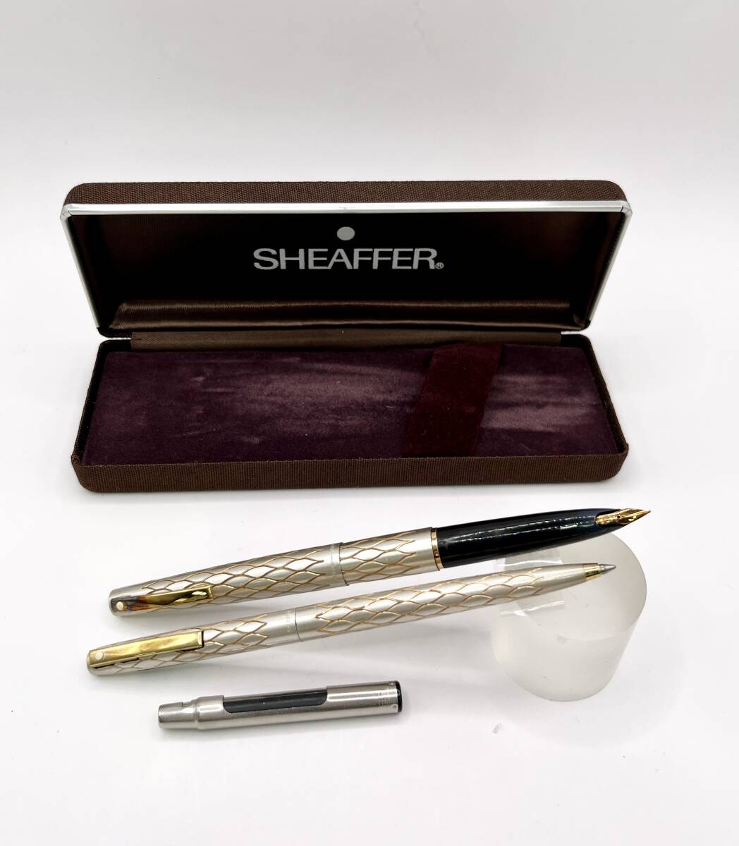 蘇や(PGY88) 1111円～ 希少 文房具 万年筆 USA シェーファー SHEAFFER 14K 刻印 ボールペン ジャンク品 ...