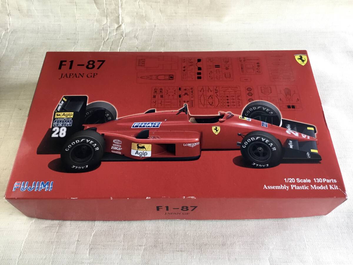 【絶版品】 FUJIMI フジミ1/20 Ferrari フェラーリ F1-87 F187 JAPAN 日本 GP☆ 『鈴鹿,日本グランプリ ...