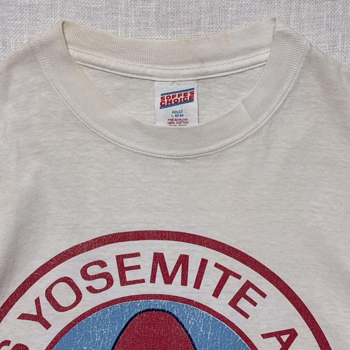 90s USA製 YOSEMITE SAM USS YOSEMITE AD19 シングルステッチ WARNER ヨセミテ サム ルーニーテ ...