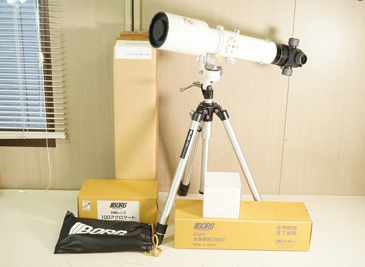 [NZ][E5313914] BORG ボーグ 100アクロマート[2010]/金属鏡筒[6000]/鏡筒バンド[5503]/片持ちフォーク式 ...