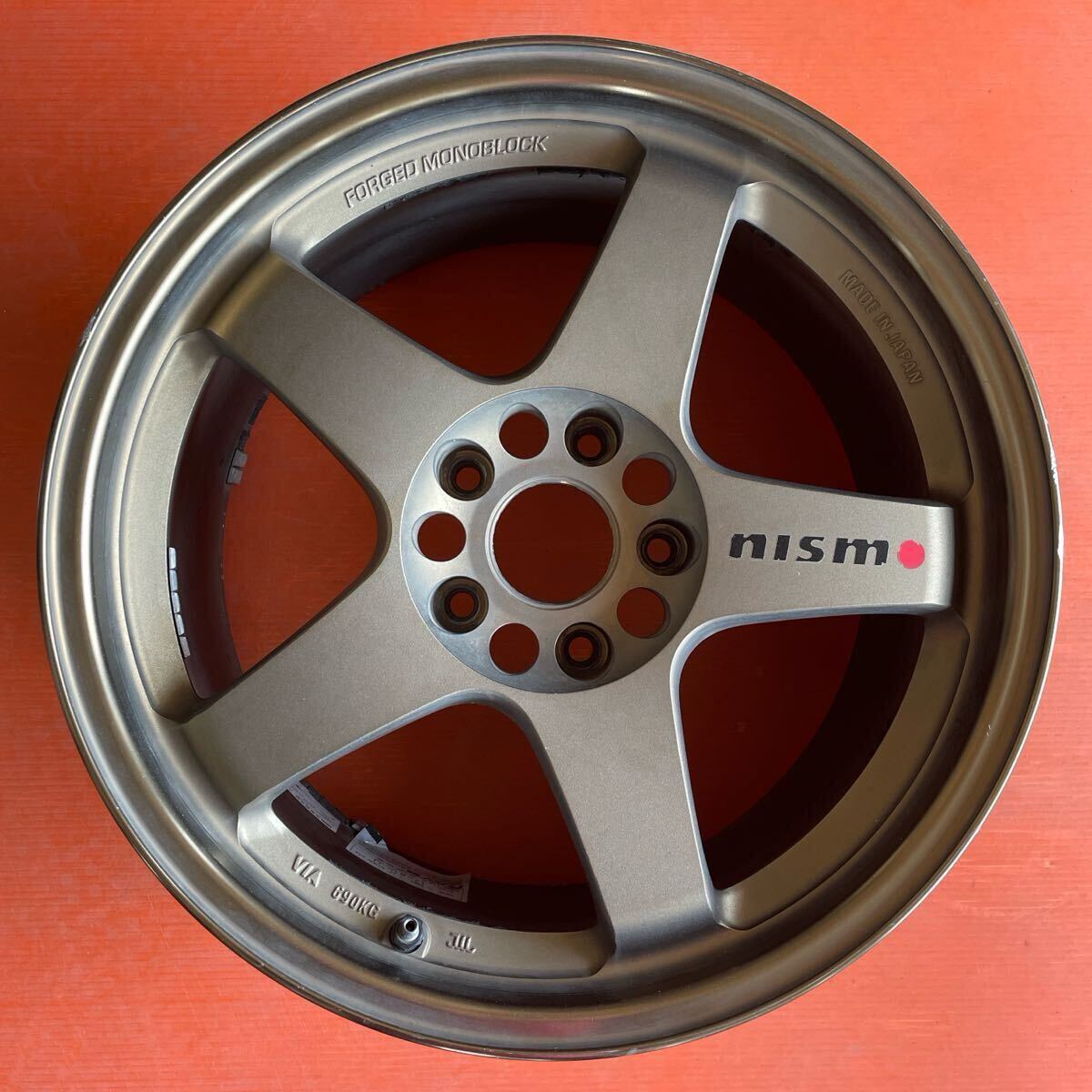 希少 絶版 軽量 RAYS レイズ ニスモ NISMO LMGT4 LM GT4 ブロンズ 17×8.5JJ+40 PCD114.3-5穴 ハブ径約66mm ホイール1本のみ /【Buyee ...