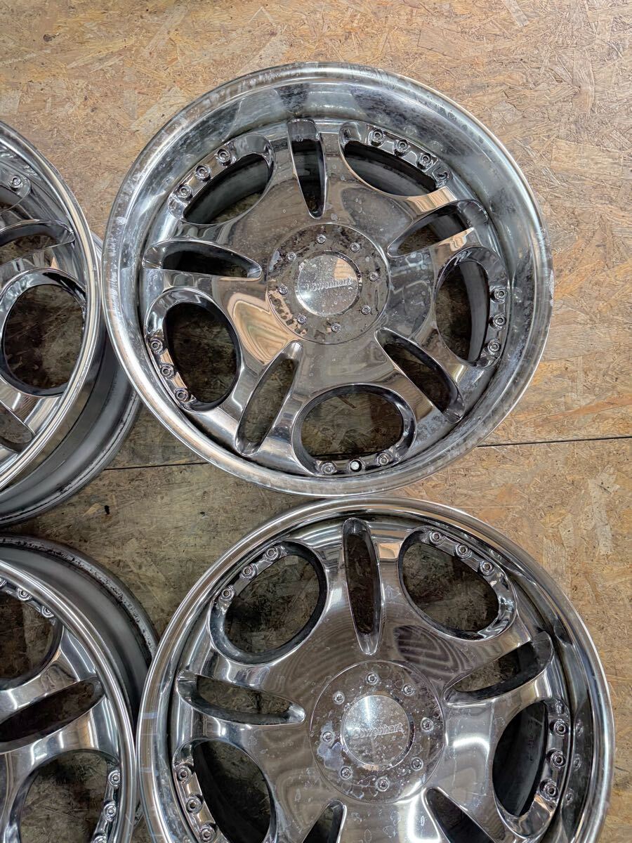 【希少！】レーベンハート LD1 Lowenhart LD1 19インチ 8J＋44 9J＋37 PCD114.3 5穴 5H メッキ 深リム ...