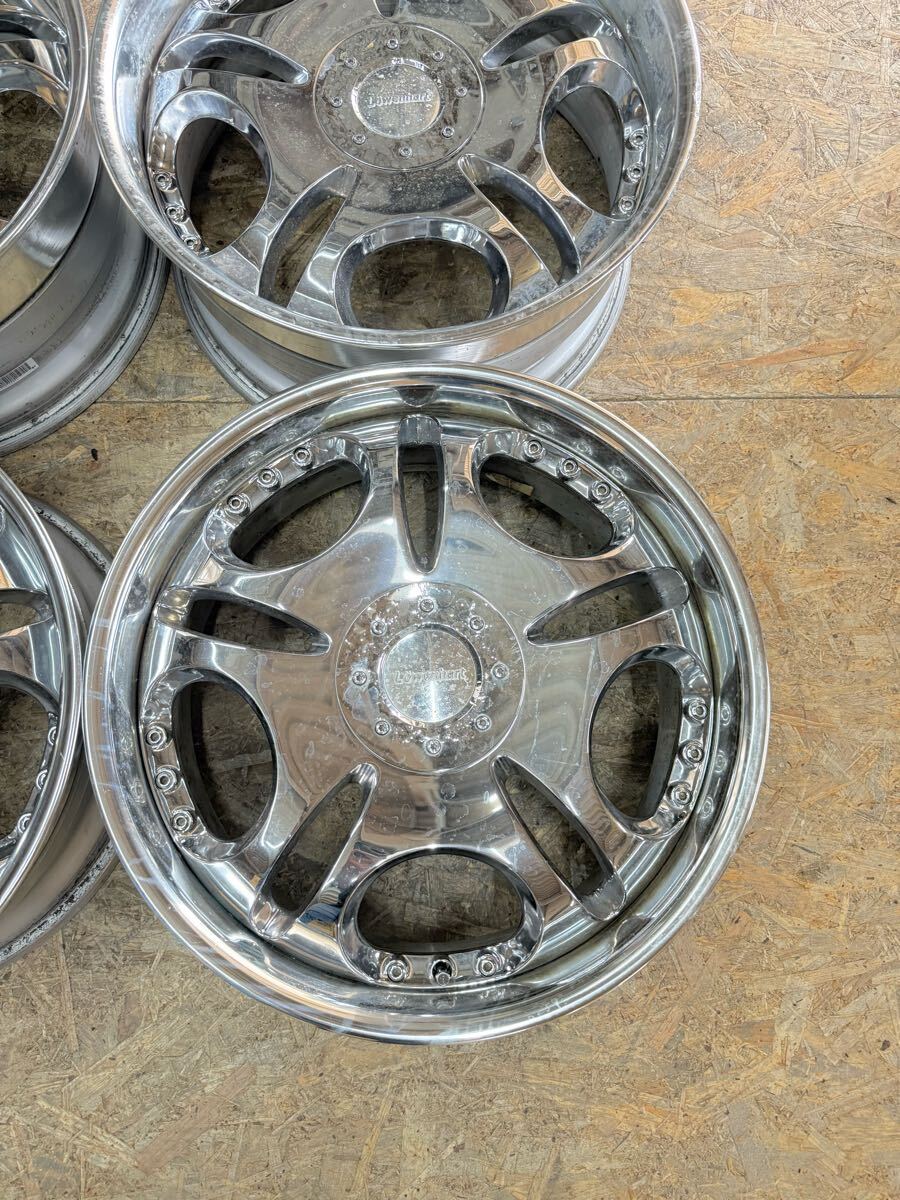 【希少！】レーベンハート LD1 Lowenhart LD1 19インチ 8J＋44 9J＋37 PCD114.3 5穴 5H メッキ 深リム ...