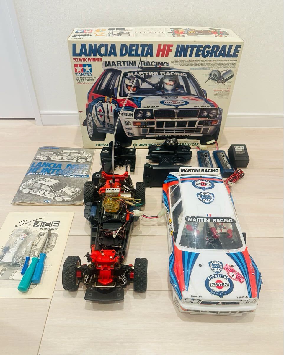 TAMIYA RACING LANCIA DELTA HF 4WD MARTINI ランチア デルタ サンレモラリー 1/10 電動RC4WDラリーカー /【Buyee】 Buyee ...
