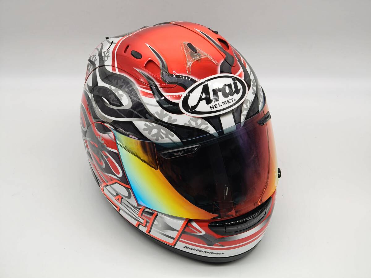 Arai アライ RX-7 RR5 HAGA SBK ハガSBK 芳賀 RX-7 RV フルフェイスヘルメット XLサイズ /【Buyee ...