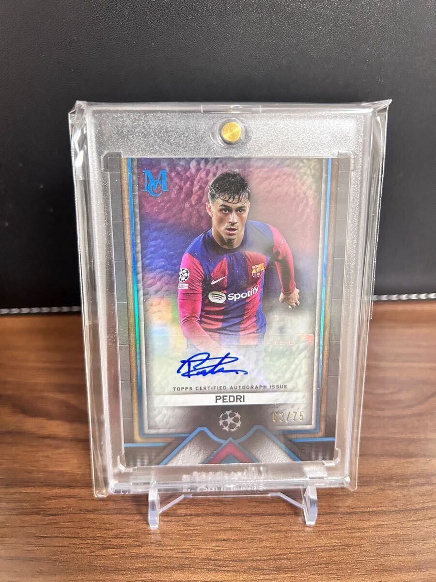 2023-24 TOPPS MUSEUM COLLECTION FC.Barcelona pedri ペドリ Auto サインカード /【Buyee】