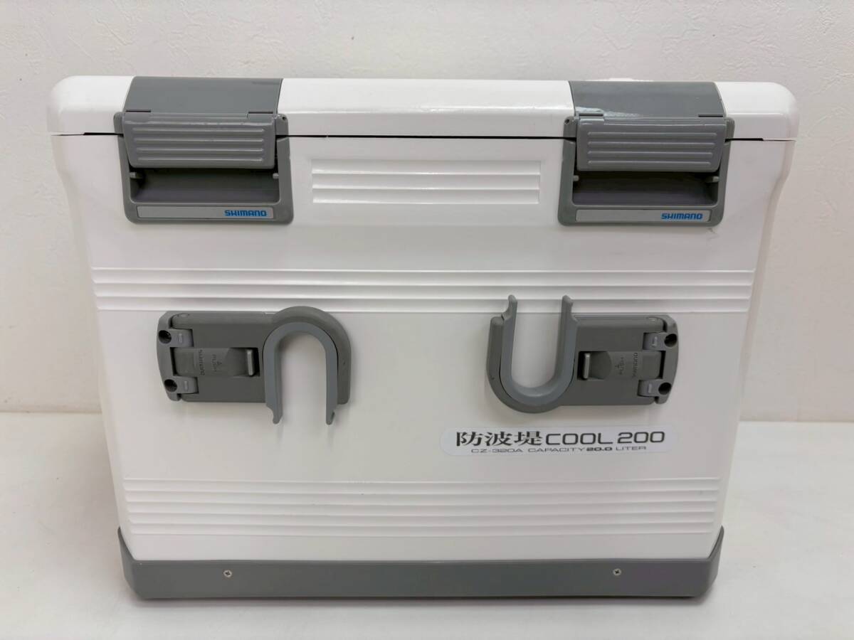 T523A シマノ 防波堤 COOL200 CZ-320A CAPACITY 20L クーラーボックス 保冷 釣具 釣り用具 フィッシング ...