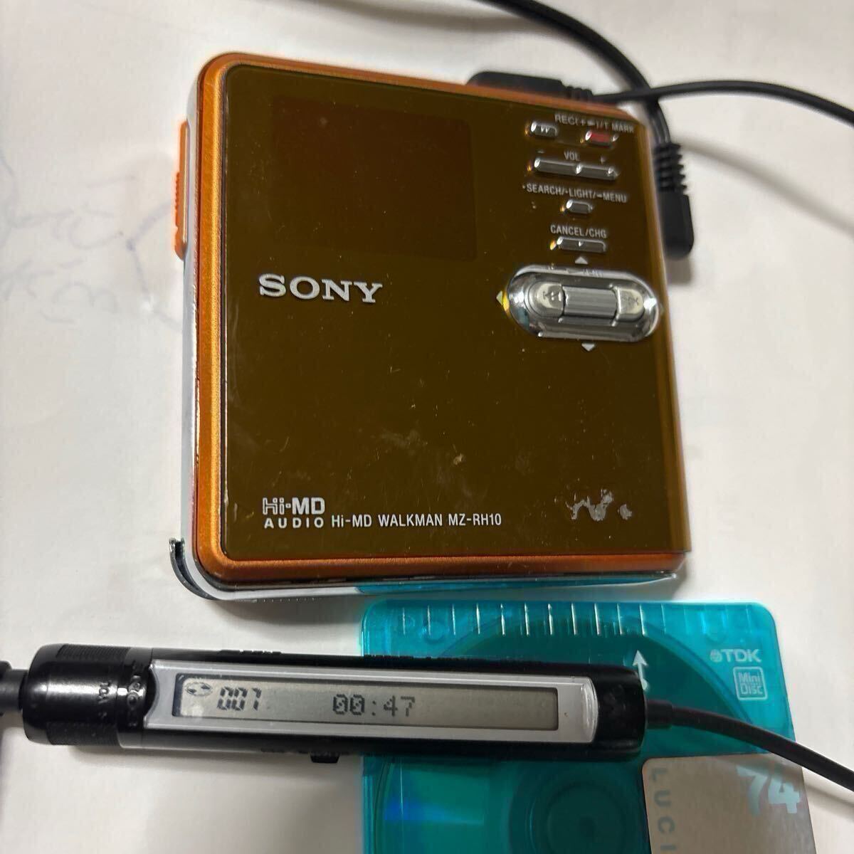 ソニーMZ-RH10 オレンジ Hi-MD SONY MD mz-rh10 本体のみ付属品なし 故障ジャンクノークレーム品mp3 hi-mdレコーダー /【Buyee】 Buyee ...
