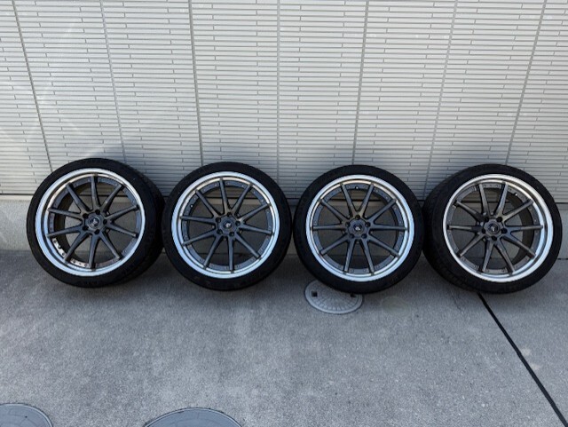 KUHL JAPAN VERZ-WHEELS KCV02 9.5J×21インチ インセット+38 114.3 5穴 ステップリム 245/40R21 100W TOYO PROXES FD1 ...