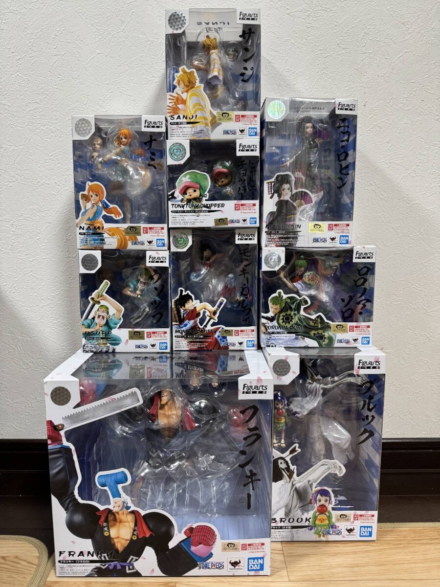 新品 ワンピース フィギュアーツZERO ONEPIECE ルフィ ゾロ サンジ フランキー ナミ ロビン チョッパー ウソップ ブルック お玉 ワノ国 /【Buyee】 Buyee ...