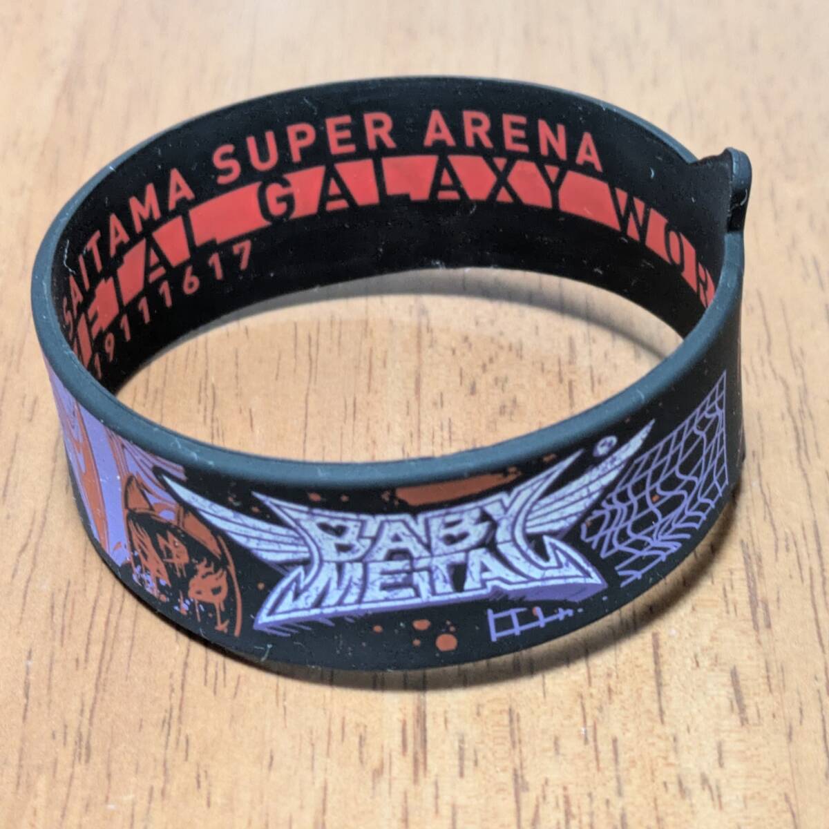 ★USED★BABYMETAL ラバーバンド 『BABYMETAL METAL GALAXY WORLD TOUR IN JAPAN ...