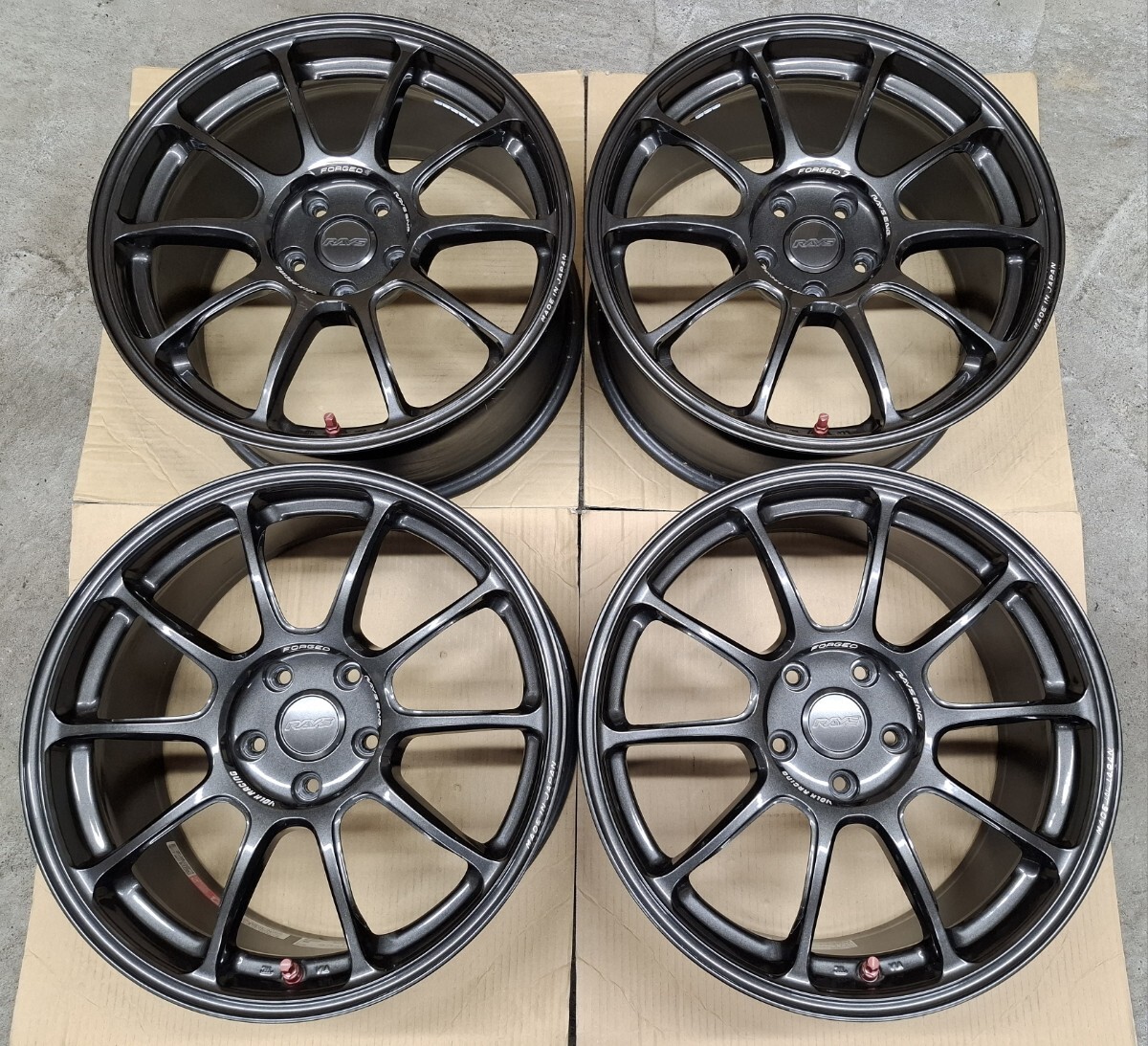 【超極上品】RAYS VOLK RACING ZE40 ホイール 18インチ 8.5J 114.3 鍛造 スバル WRX STI レヴォーグ ...