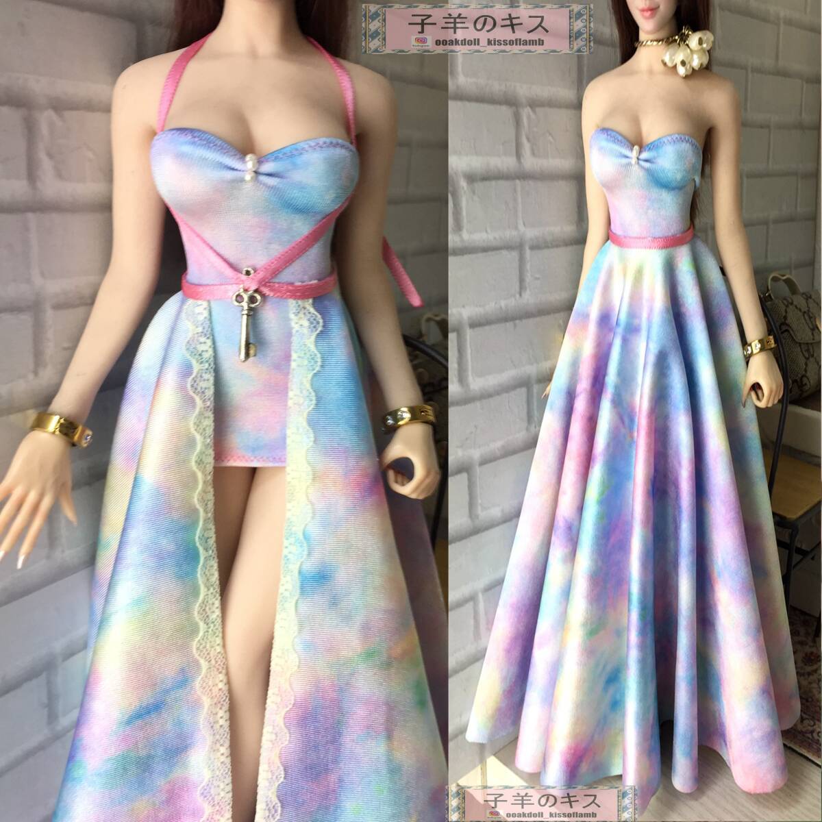 3WAYパステル色ワンピース2点セット TBLeagueS07/S09／S10D/S12D対応サイズ 1／6人形用洋服 /【Buyee】 Buyee - Japanese Proxy ...