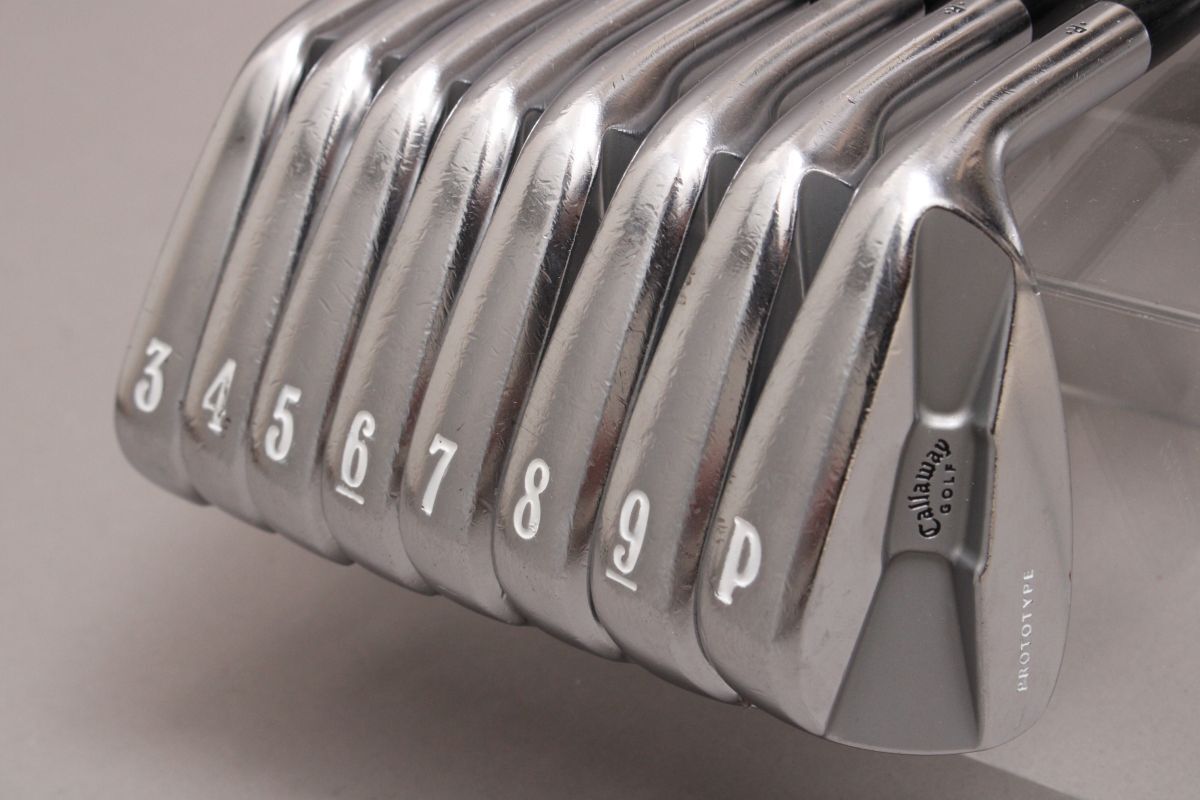 キャロウェイ アイアンセット 8本《3-9/P》Callaway PROTOTYPE ラベルなし スチール グリップ良好 ゴルフ ＃140 G192/k.h/b.h /【Buyee ...