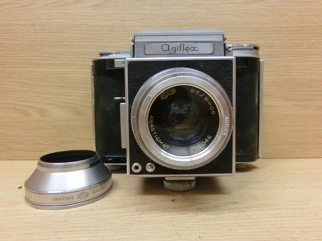 D231-X1C-200 agiflex アジフレックス 80mm f2.8 anastigmat フィルムカメラ 中判カメラ 現状品④ ...