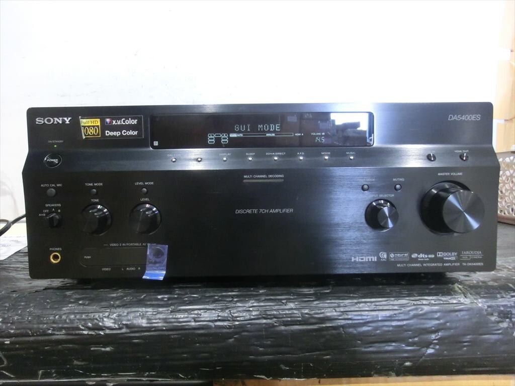 T【X7-82】【180サイズ】SONY ソニー マルチチャンネルアンプ TA-DA5400ES/通電可/ジャンク扱い/※傷・汚れ有 ...