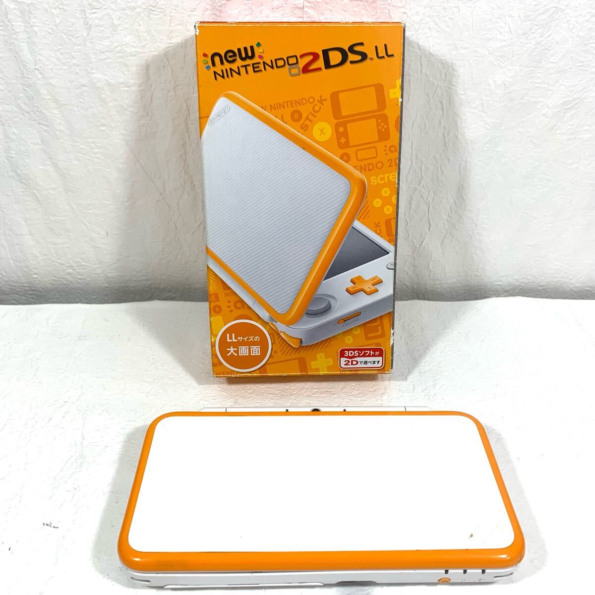 New Nintendo 2DS LL ホワイト×オレンジ ニンテンドー 箱付き Newニンテンドー2DS 任天堂 /【Buyee ...