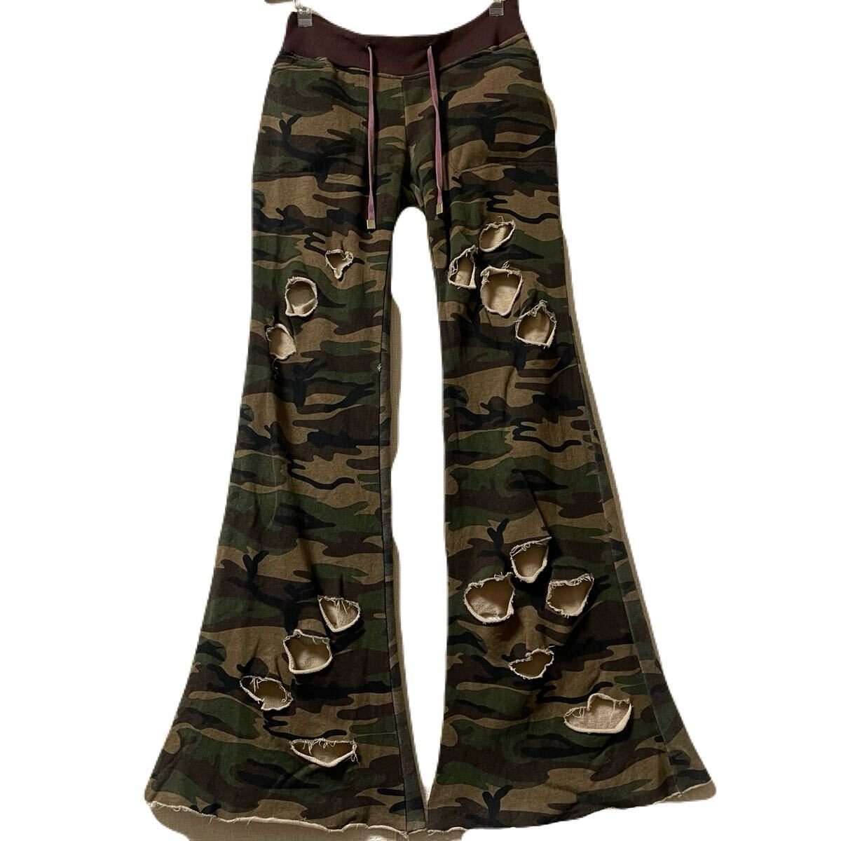 archive japanese label gimmick Cargo Flare pants フレア カーゴパンツ 00s y2k d.i ...