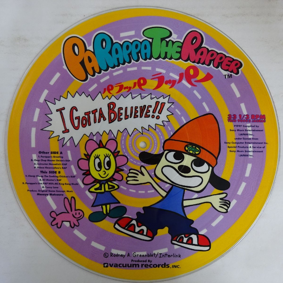 11228459;【国内盤/Picture Disc】Masaya Matsuura 松浦雅也 / Parappa The Rapper ...