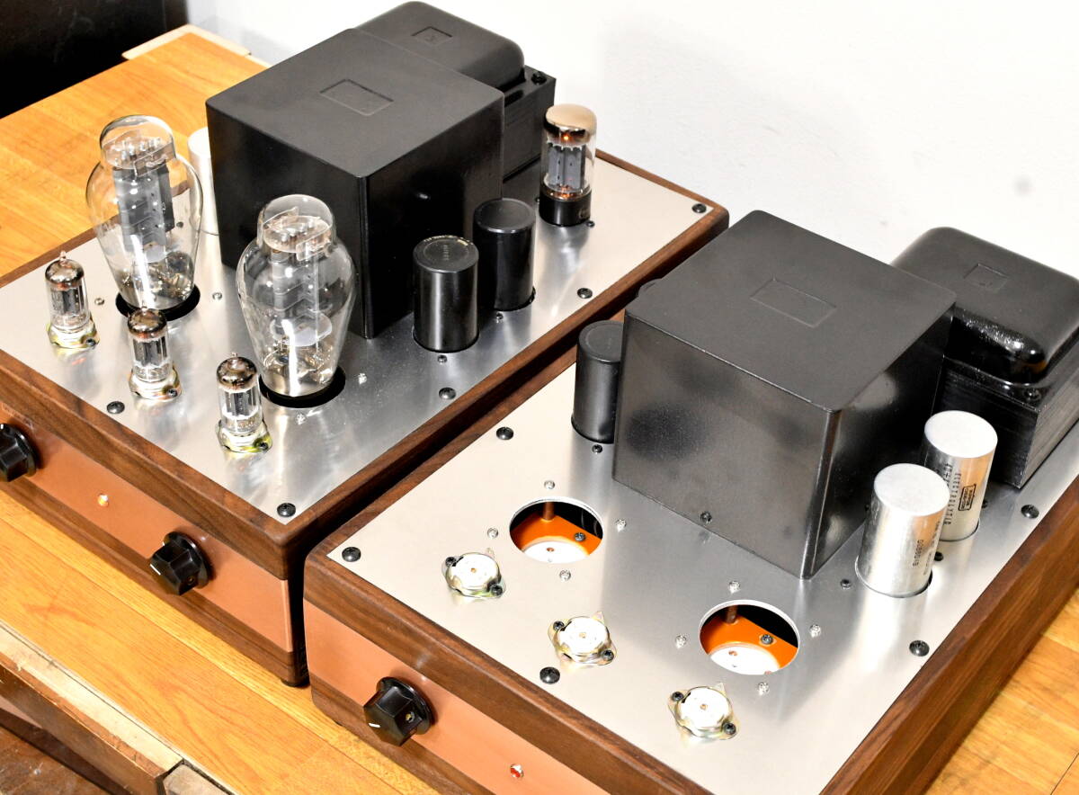 AUDIO NOTE KONDO GAKUOH I レプリカ 300Bプッシュプル真空管アンプ モノブロックx2台 HIRATA TANGO ...