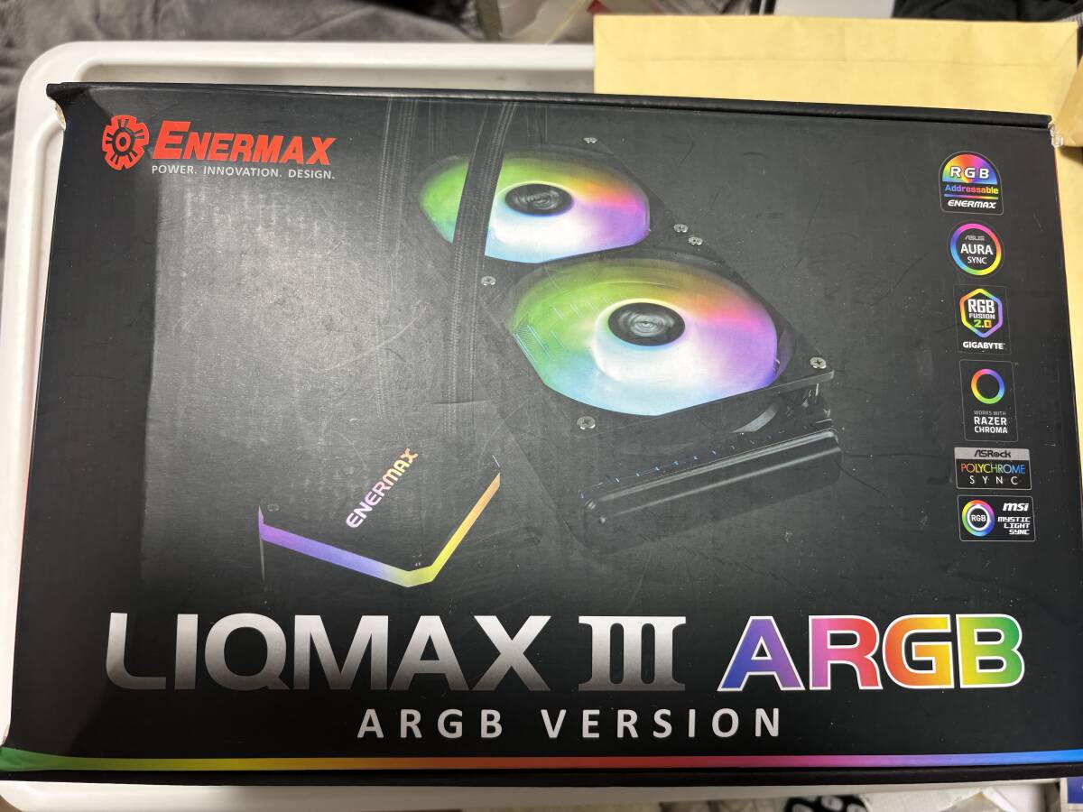 ジャンクENERMAX アドレッサブル型RGB LED水冷CPUクーラー LIQMAXIII240mmENERMAX アドレッサブル型RGB ...