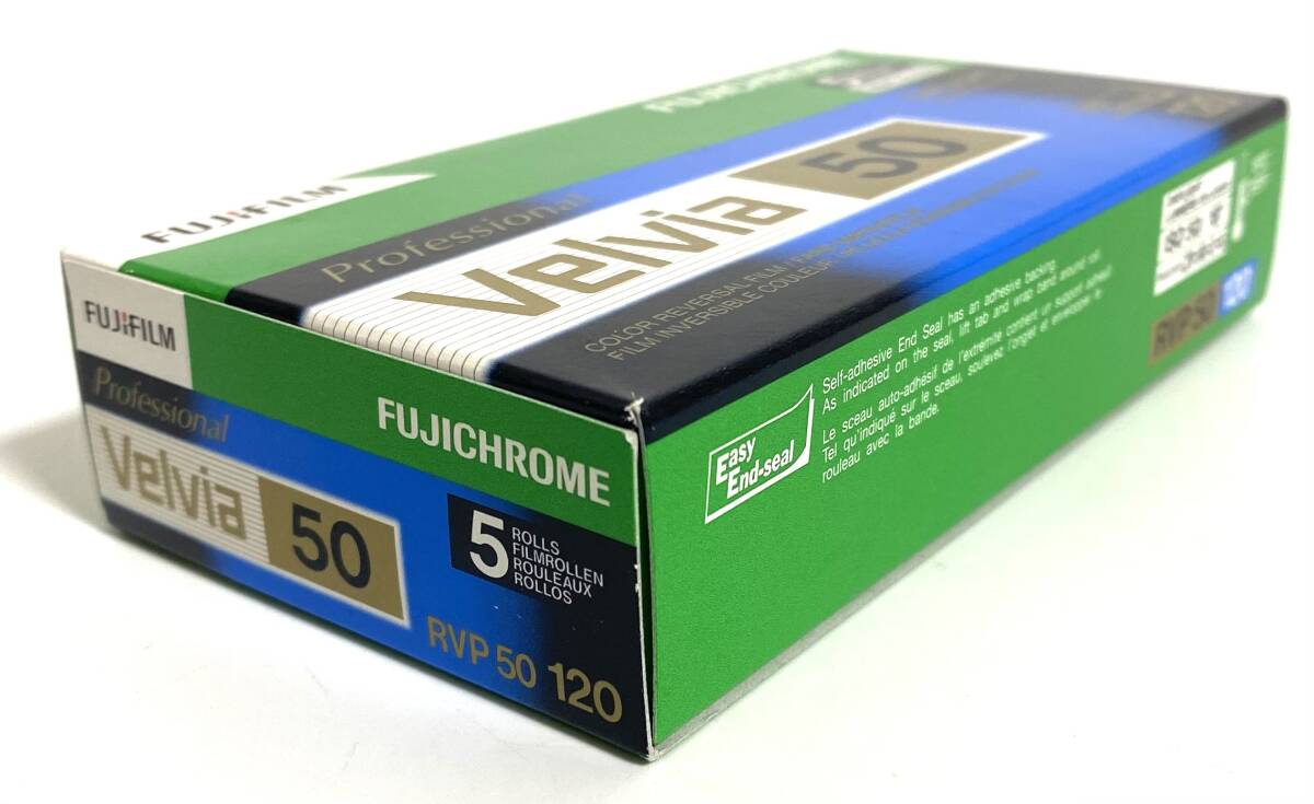 ★未開封品★ FUJIFILM 富士フィルム Velvia50 RVP50 120フィルム 5本 フジフイルム フジクローム カラーフィルム ...