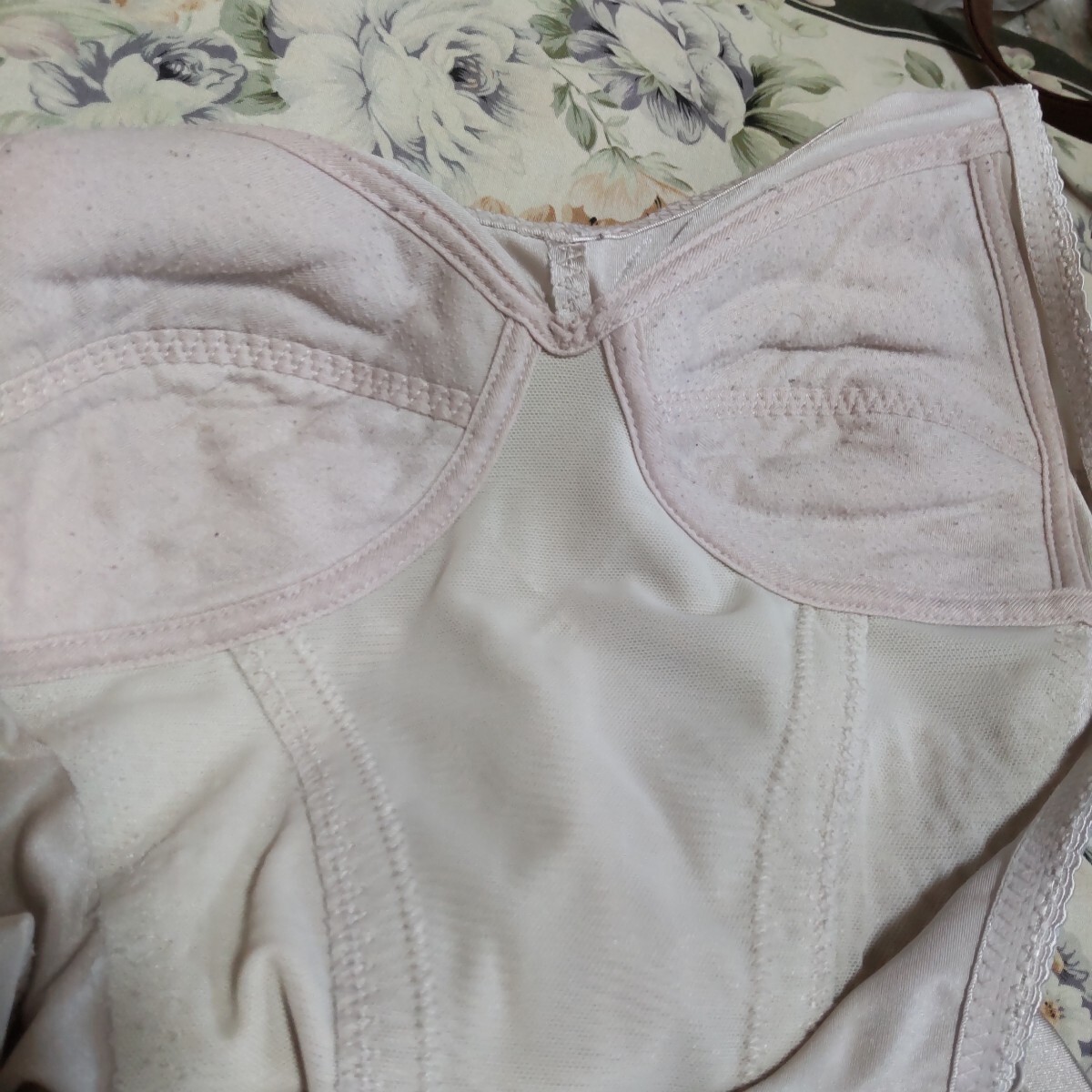 光沢モカ花レース ボディスーツ 補正下着 クロッチ開閉A85 LL /【Buyee】 Buyee - Japanese Proxy Service | Buy from Japan!