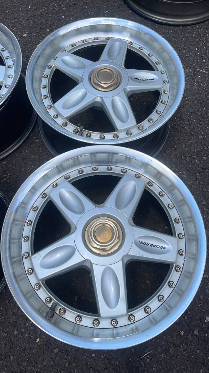 希少 レイズ 17インチ ボルクレーシング CVプロ RAYS VOLK CV PRO 当時物 旧車 3ピース 鍛造 4本セット ...