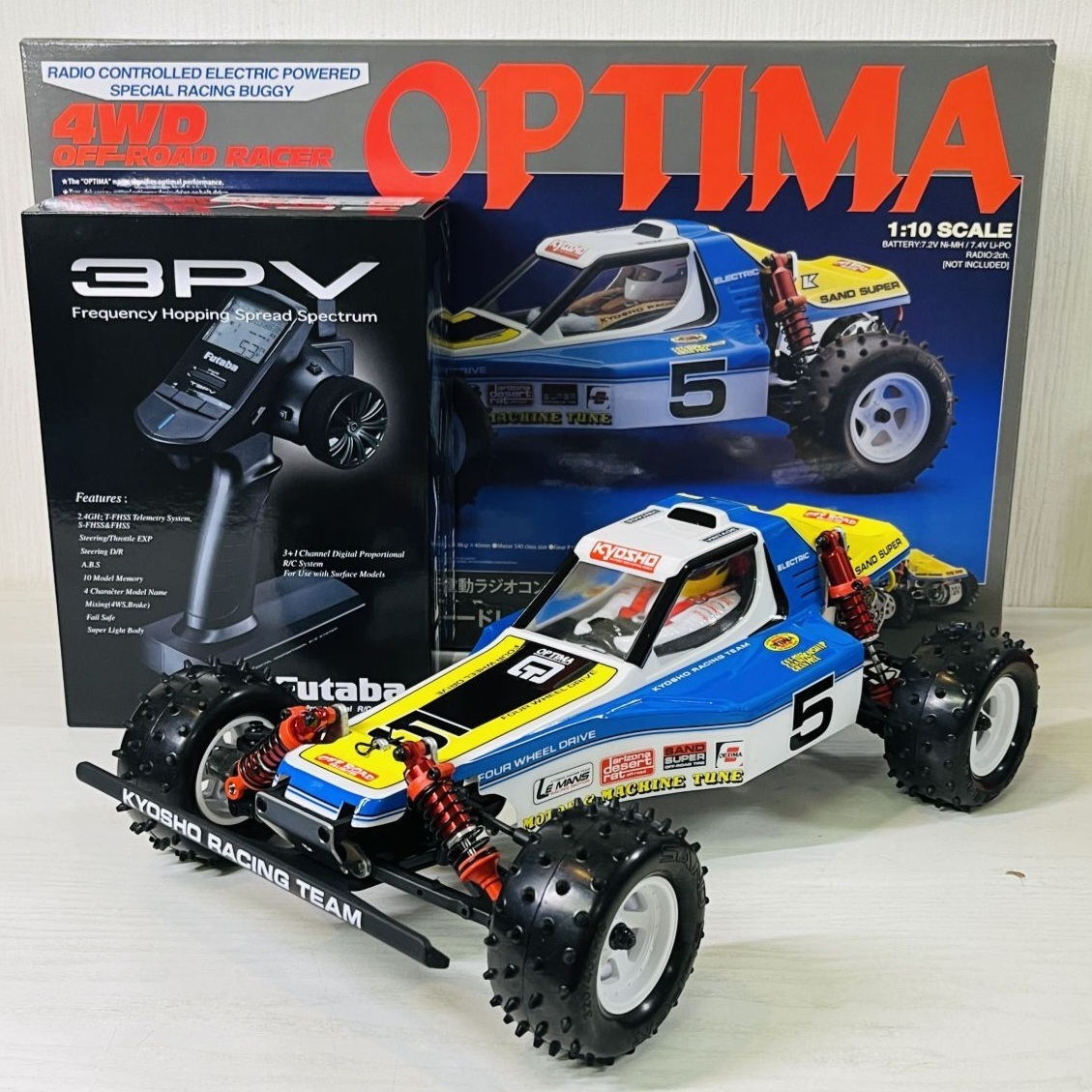 京商 1/10 オプティマ RC kyosho プロポ付 Futaba 3PV /【Buyee】 Buyee - Japanese Proxy Service | Buy from Japan!