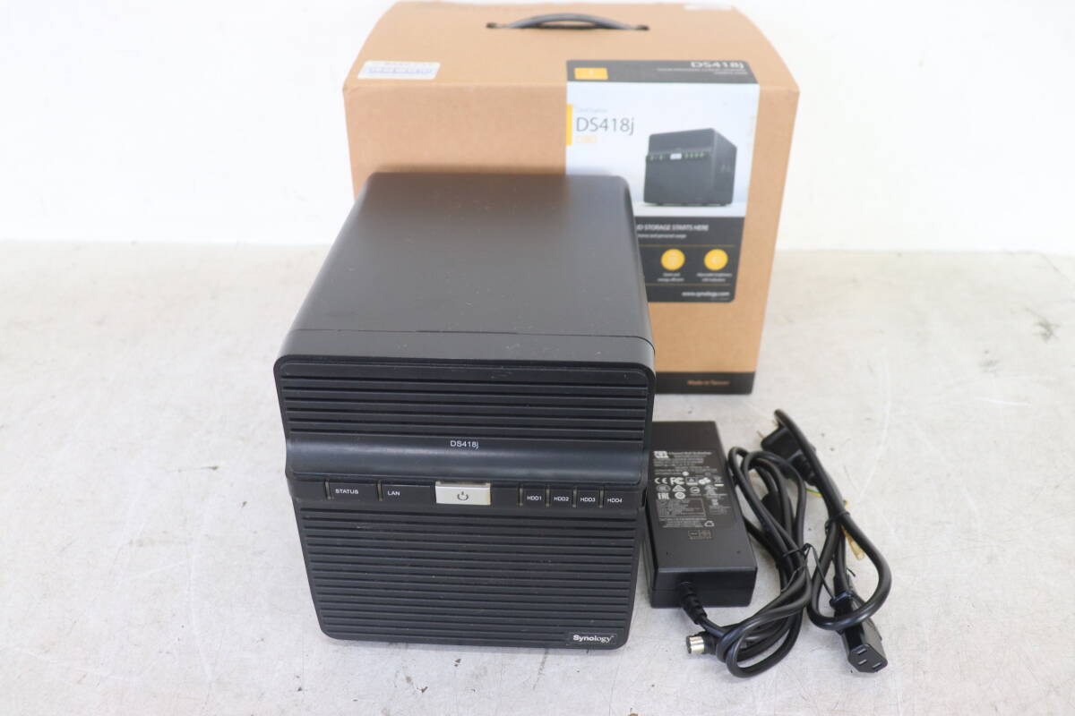 Y08/680 箱付き Synology DiskStation DS418j NASケース（HDDなし）通電確認済み 現状品 /【Buyee ...